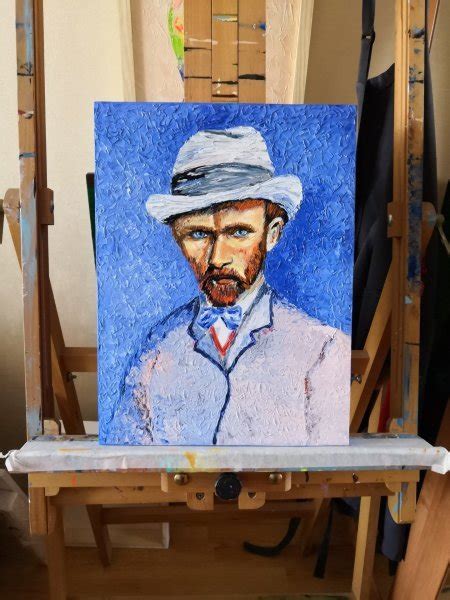 Картина «Ван Гог автопортрет Людмила Рябкова Jose Art Gallery