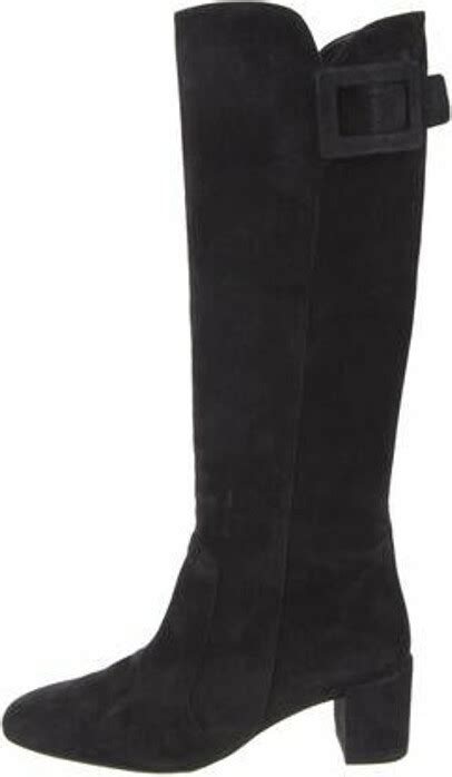Roger Vivier Suede Boots Shopstyle