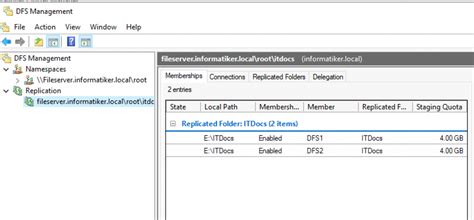 how to create file share cluster dfs on windows server it blog