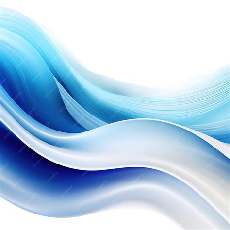 Premium Ai Image Abstract Background With Wave Lines To White