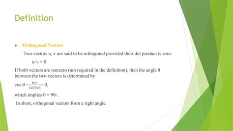 Orthogonality Pptx