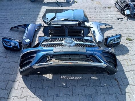 Mercedes glb zderzak maska lampy pas chłodnice oficjalne archiwum Allegro