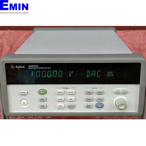 Agilent 34970a Data Acquisition System Dmm Rental Service Emin Vn