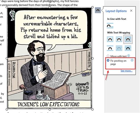 How To Lock Position Of An Image In Word Weston Technology Solutions