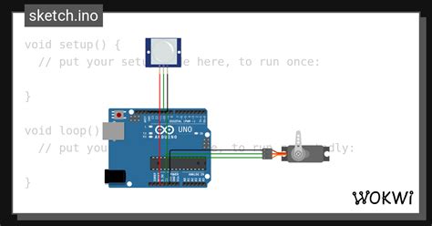 Motion Sensor Simulation Wokwi Esp32 Stm32 Arduino Simulator