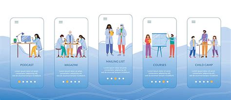 Mobile App Onboarding Screen With Watersaving Concepts Layout Reduction Digital Vector Layout