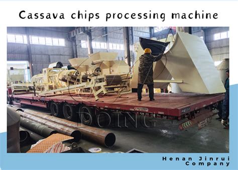 15tph Full Set Cassava Chips Processing Facility Was Shipped To Laos