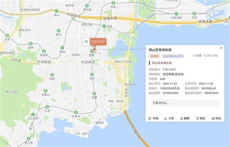 18512亿！竞价295轮！华润置地and中海联手拿下深圳后海新地王 12月2日，深圳迎来一宗百亿级地块出让！该地块即南山区粤海街道t107