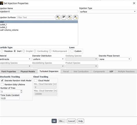 simulating cyclone separator with discrete phase modelling