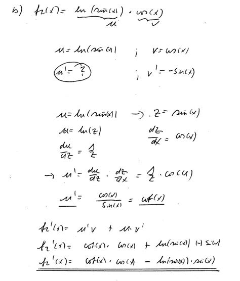 Logarithmus Ableiten 11c F X 1 E X 2 Mathelounge