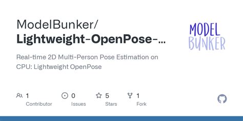 Github Modelbunkerlightweight Openpose Pytorch Real Time 2d Multi