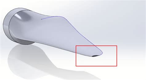 How To Model The Tip Of A Wind Turbine Blade In Cad Rsolidworks