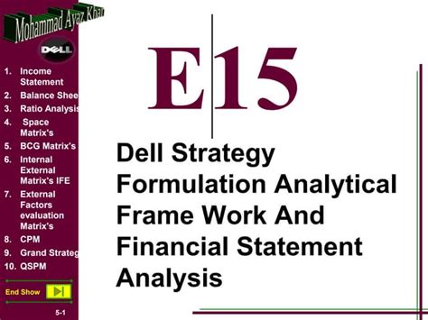 79494197 Financial Statement Analysis And Strategic Analysis Of Dell Ppt