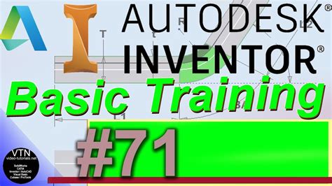 AutoDesk INVENTOR Basic Training Exercise YouTube