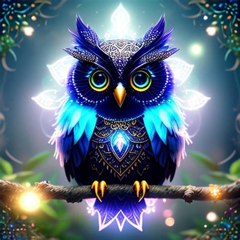 Dark Owl Background
