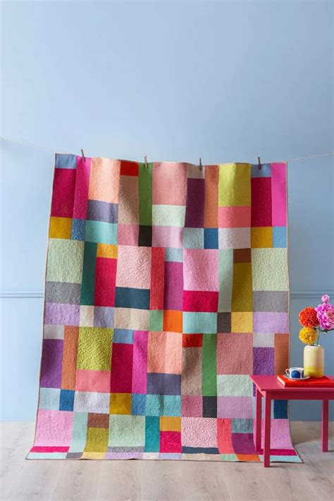 Tilda Solids Colour Dance Quilt Kit 70 596 5in Finished Size Quilt Kit