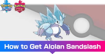 Alolan Sandslash Evolutions Location And Learnset Pokemon Sword