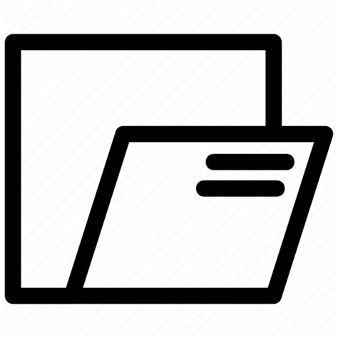 Folder Paper File Document Page Office Icon Download On Iconfinder