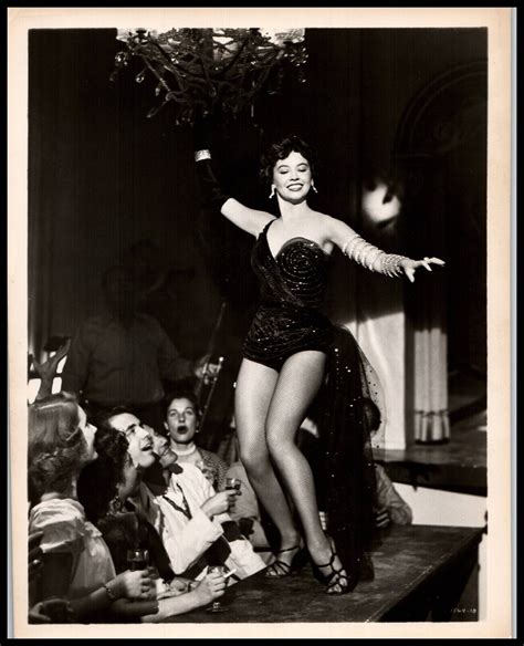 Leslie Caron In Glory Alley 1952 Leggy Cheesecake Alluring Pose Orig