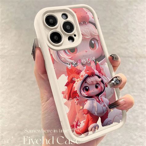 Compatible For Itel A Ram Itel P Ram Itel S S Ins Cartoon Dragon Couple Shockproof