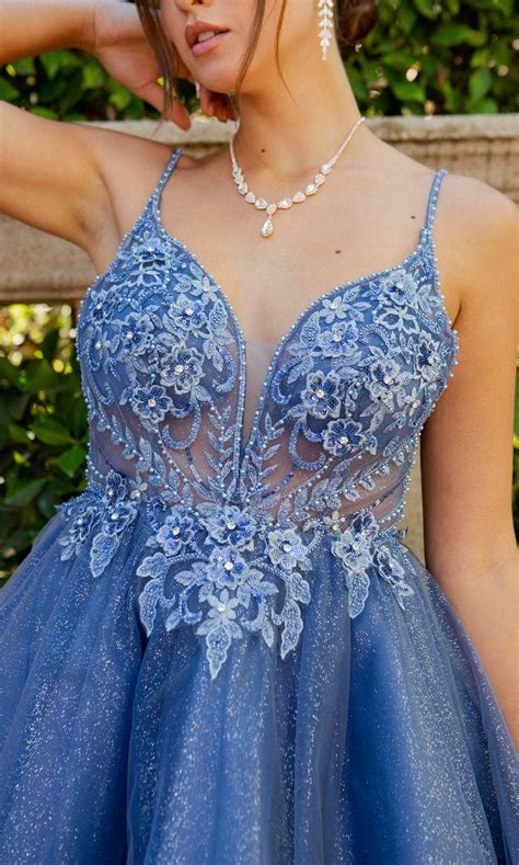 Cinderella Couture 5112j Embroidered Illusion Bodice Cocktail Dress