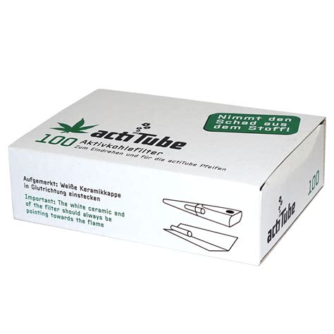 Actitube Caja De 100 Filtros Zahara CBD