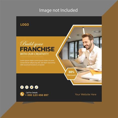 Digital Post Design Premium Vector