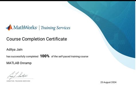 Im Excited To Share That Ive Successfully Completed My Matlab Course This Journey Has