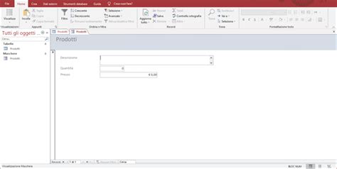 Come Creare Un Database Con Access Office Per Tutti
