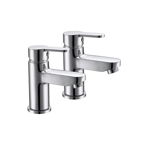 Luna Bath Taps Chrome Frontline Bathrooms