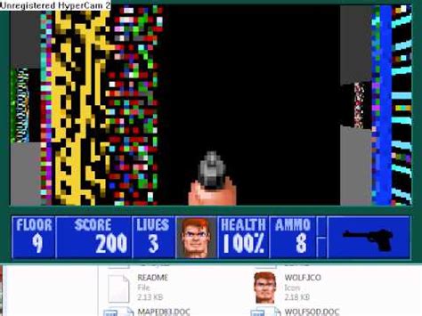 Wolfenstein 3d Difficulty Differences Youtube