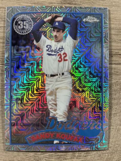 SANDY KOUFAX 2024 Topps Series 2 1989 CONFEZIONE ARGENTO MOJO Los