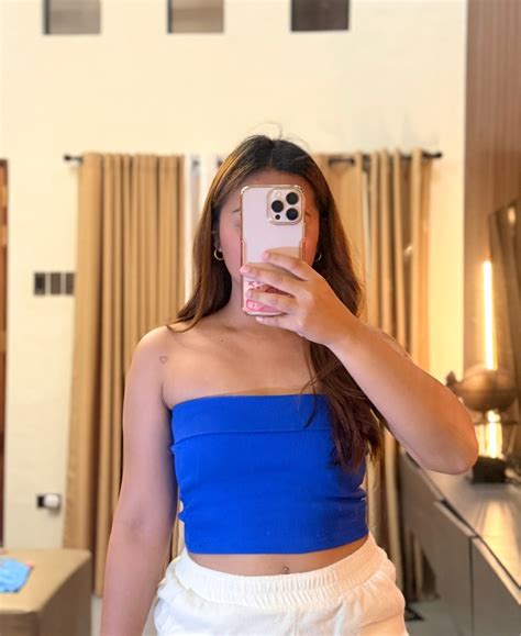 Royal Blue Tube Top Womens Fashion Tops Blouses On Carousell