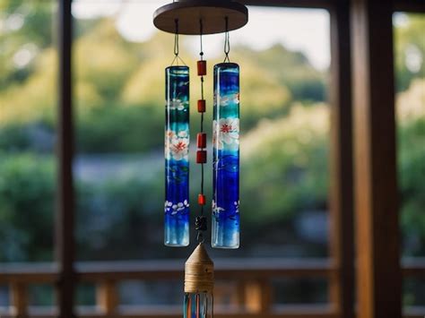 Premium Photo Traditional Japanese Glass Wind Chimes