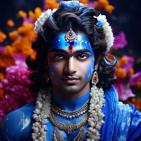 Premium Photo Lord Shree Krishna Holi Festival Image