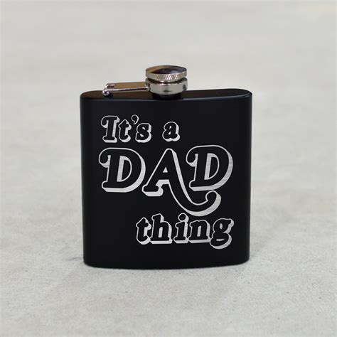 Dad T Flask Its A Dad Thing Flask New Dad Flask Set Etsy