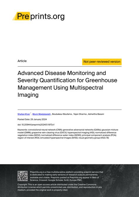 pdf advanced disease monitoring and severity quantification for