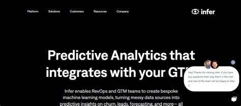 infer ai powered data analysis and business insights