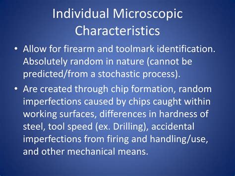 Ppt Firearm And Tool Mark Identification Powerpoint Presentation