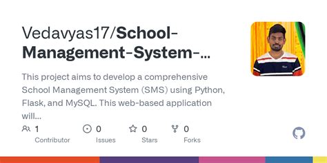 Github Vedavyas17school Management System Using Python Flask Mysql