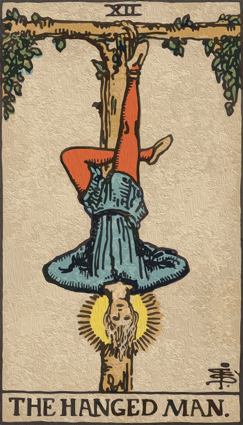 The Hanged Man Tarot Card Surrender And New Perspectives Numerologist