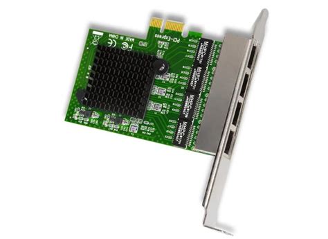 Placa De Rede 4 Porta Gigabit Ethernet 10 100 1000m Pci E Pci Express