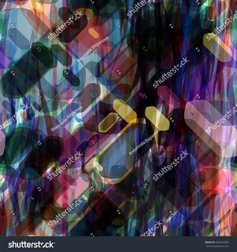 Stripes Polygons Overlay Overlapping Transparency Abstract Stock Vector
