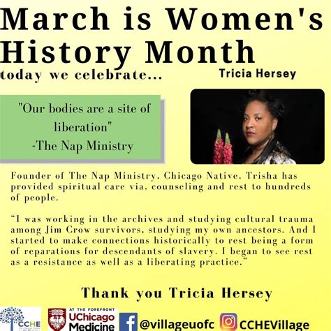 The Village Happy Womens History Month Today We