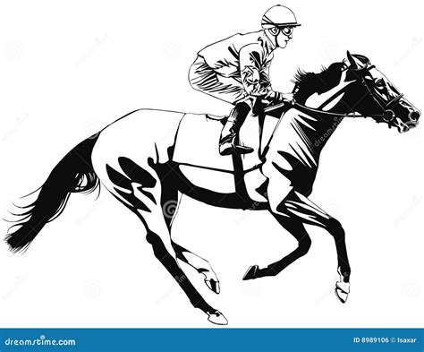 Racing Horse And Jockey Royalty Free Stock Image Image 8989106