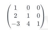 Lower Triangular Matrix Definition Example And Properties