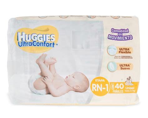 Pañales Marca Huggies Ultraconfort Para Recién Nacido