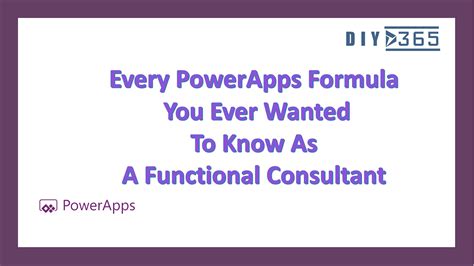 Every Powerapps Formula You Ever Wanted To Know As A Functional