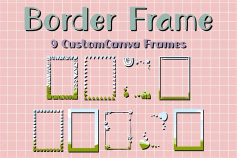 Border Frame Custom Canva Frames Graphic By Dreams Soul G Shop