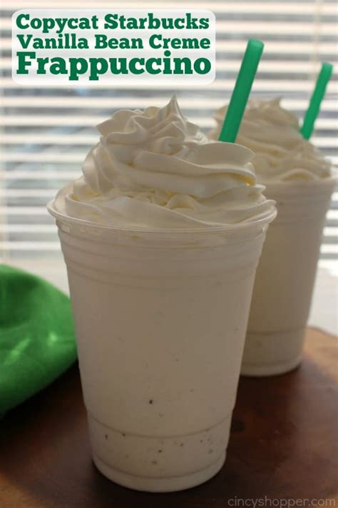 Copycat Starbucks Vanilla Frappuccino Recipe Bryont Blog
